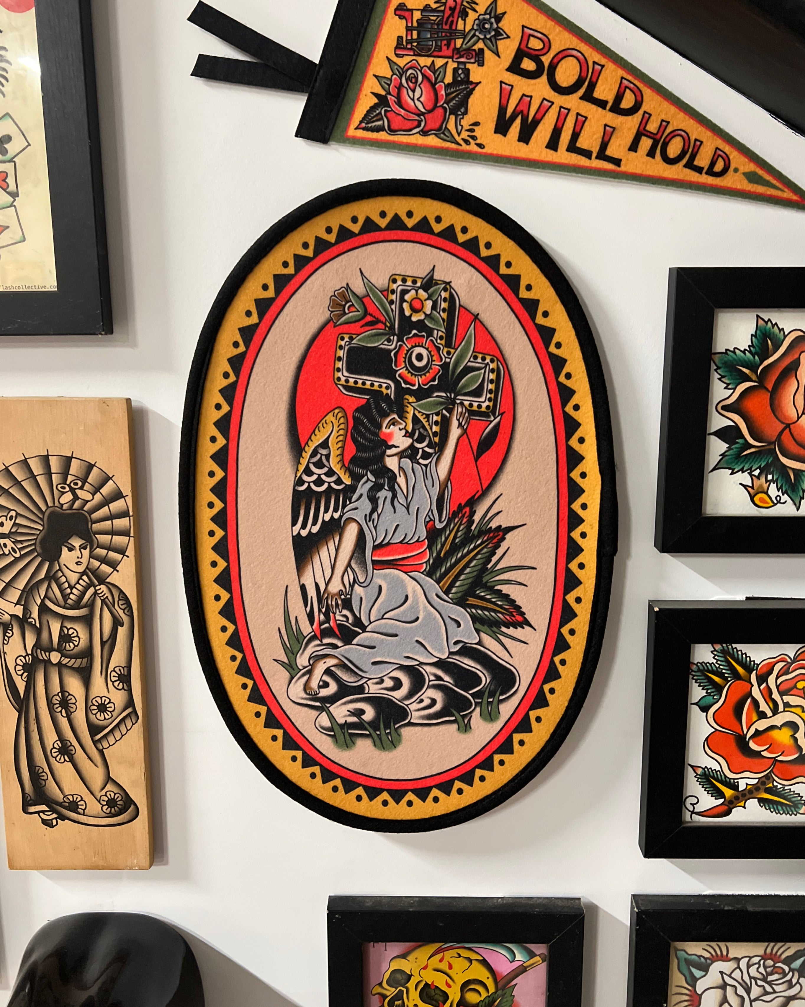 Harmony Felt Banner – TAKE TO THE GRAVE