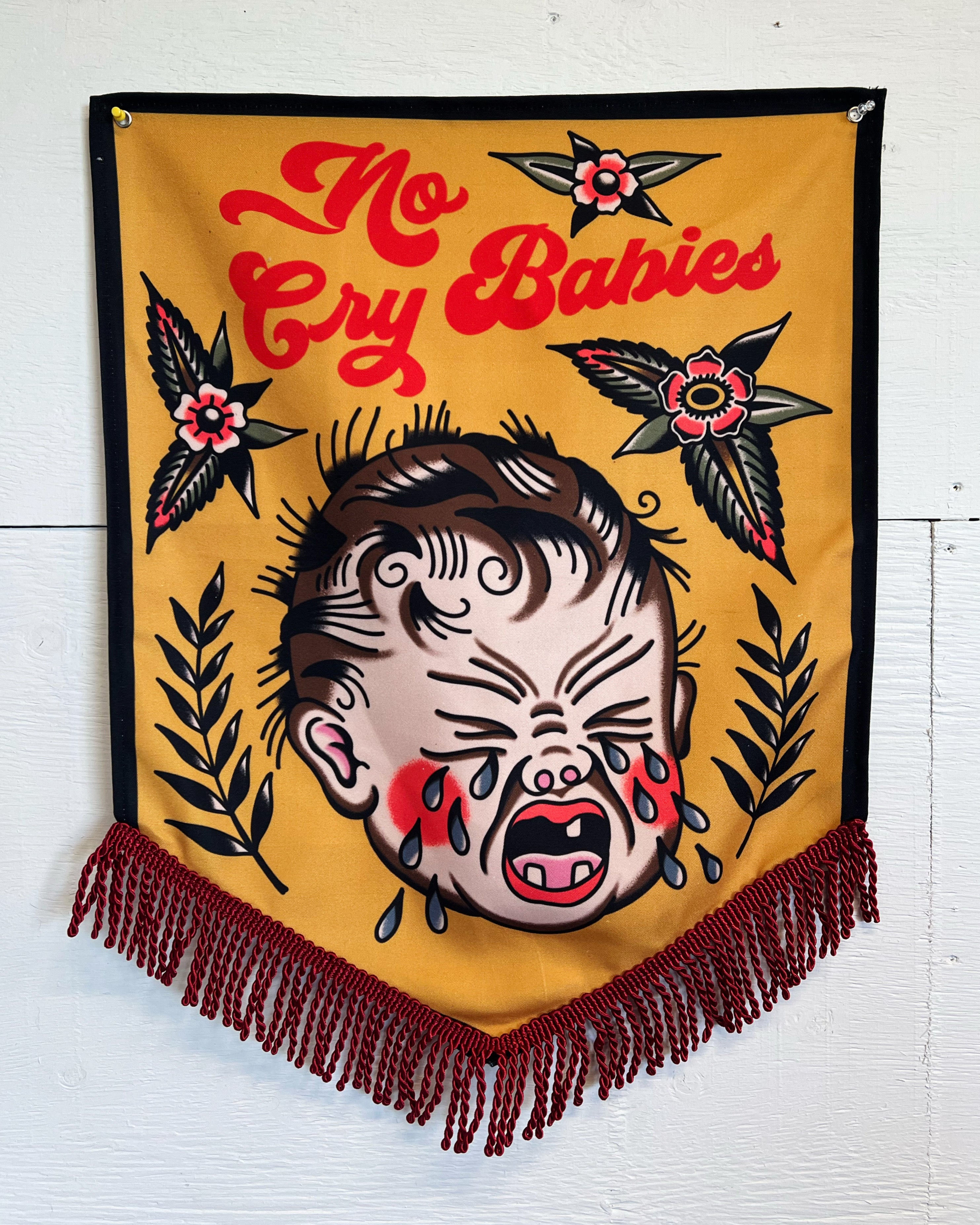 Cry Baby Banner – TAKE TO THE GRAVE