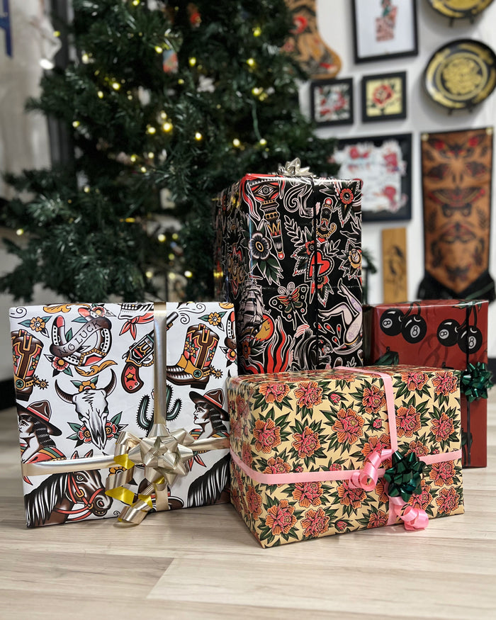 Wrapping Paper from Take to The Grave are just the best wrap for gifts ...