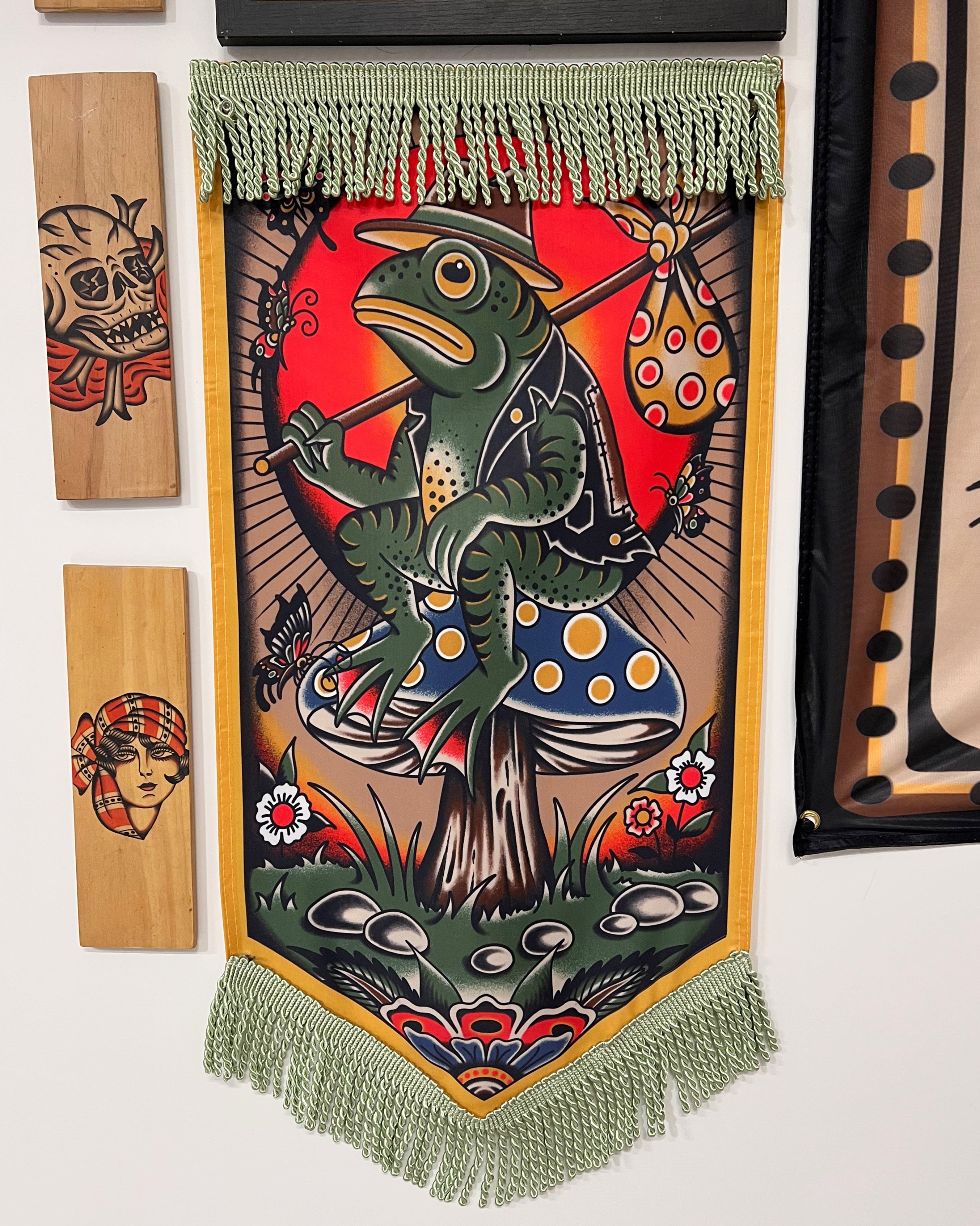 Another Hobo Frog Banner – TAKE TO THE GRAVE